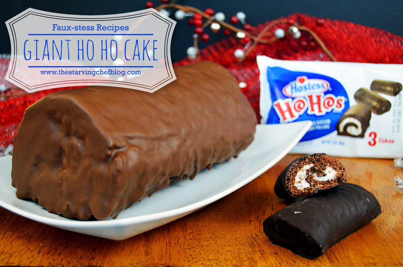Epic Homemade GIANT Ho Hos Cake - The Starving Chef