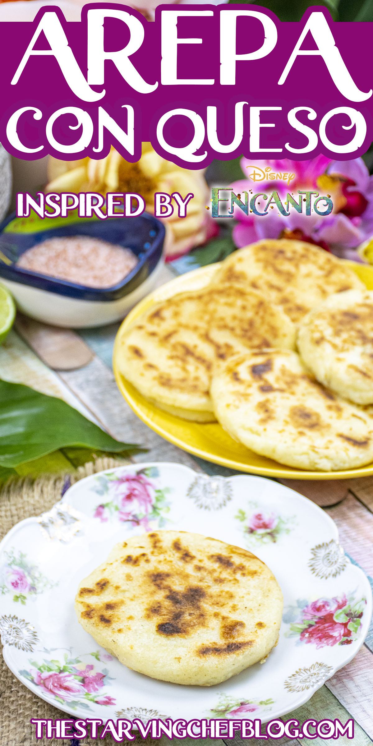 How to Make Arepas con Queso from Encanto - The Starving Chef