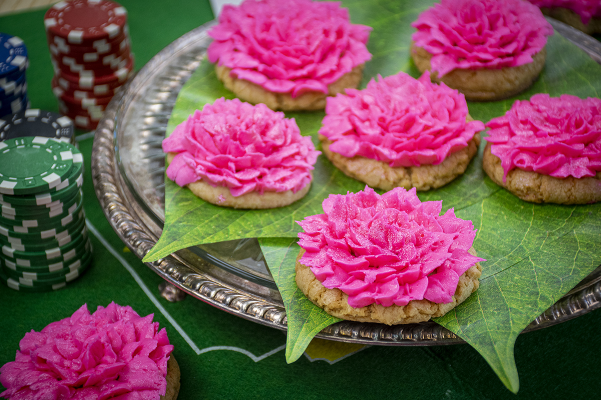 Lotus Flower Cookies Inspired by Percy Jackson - The Starving Chef