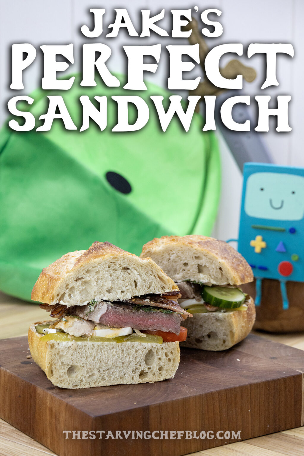 Jake's Perfect Sandwich from Adventure Time - The Starving Chef