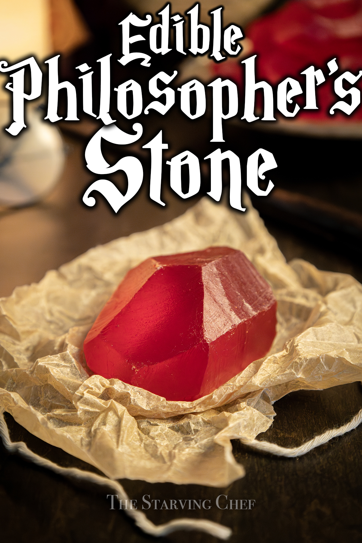 Candy Philosopher's Stones [Kohakutou Method] | Harry Potter Inspired Recipes - The Starving Chef
